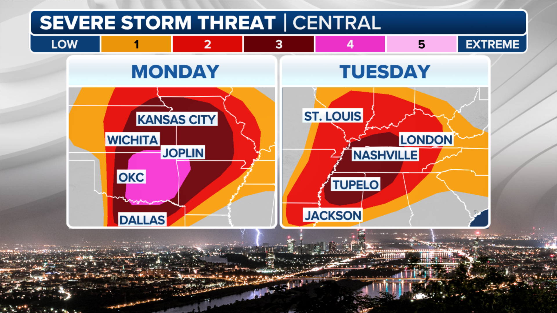 Severe storms return to Midwest on Tuesday | Fox Weather